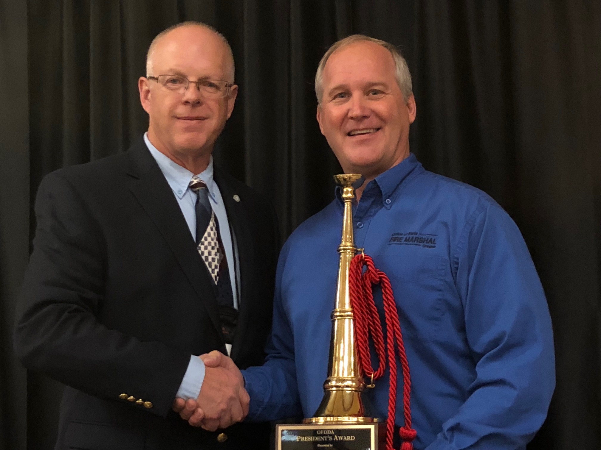 Don Thompson and Oregon State Fire Marshal Jim Walker – Oregon Fire ...